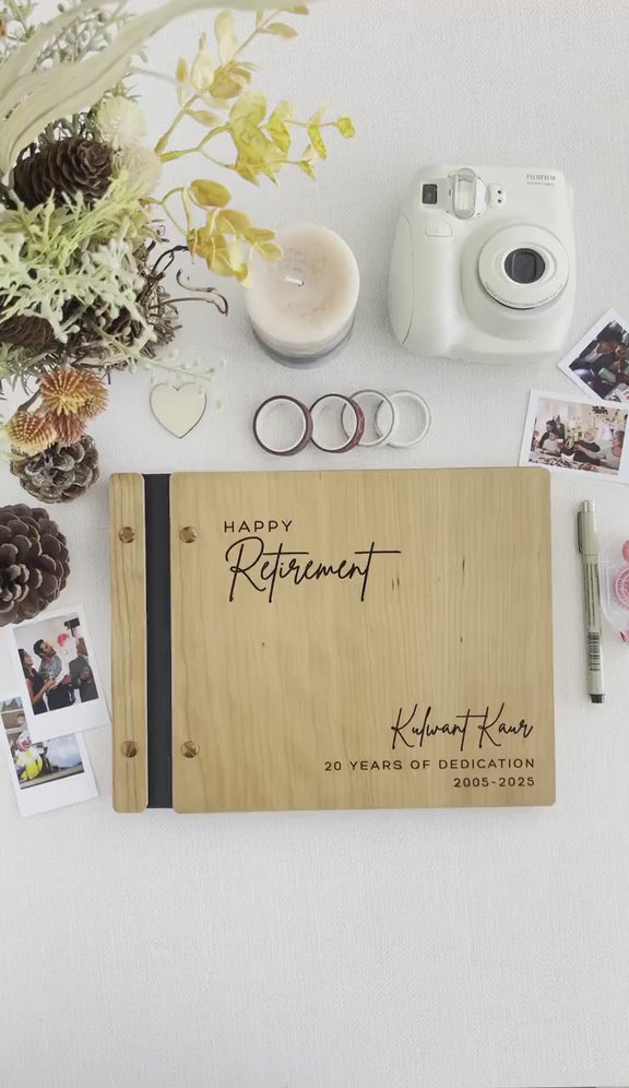 Retirement Memory Book, Retirement Book Gifts For men or women, For Co ...