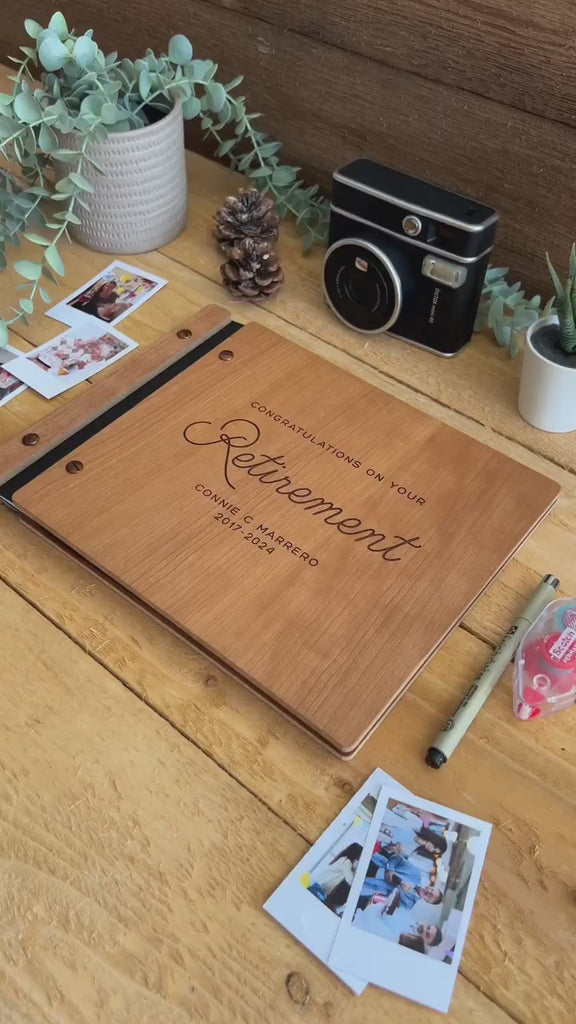 Congratulations on your Retirement Memory Book – RedBerry Guest Books