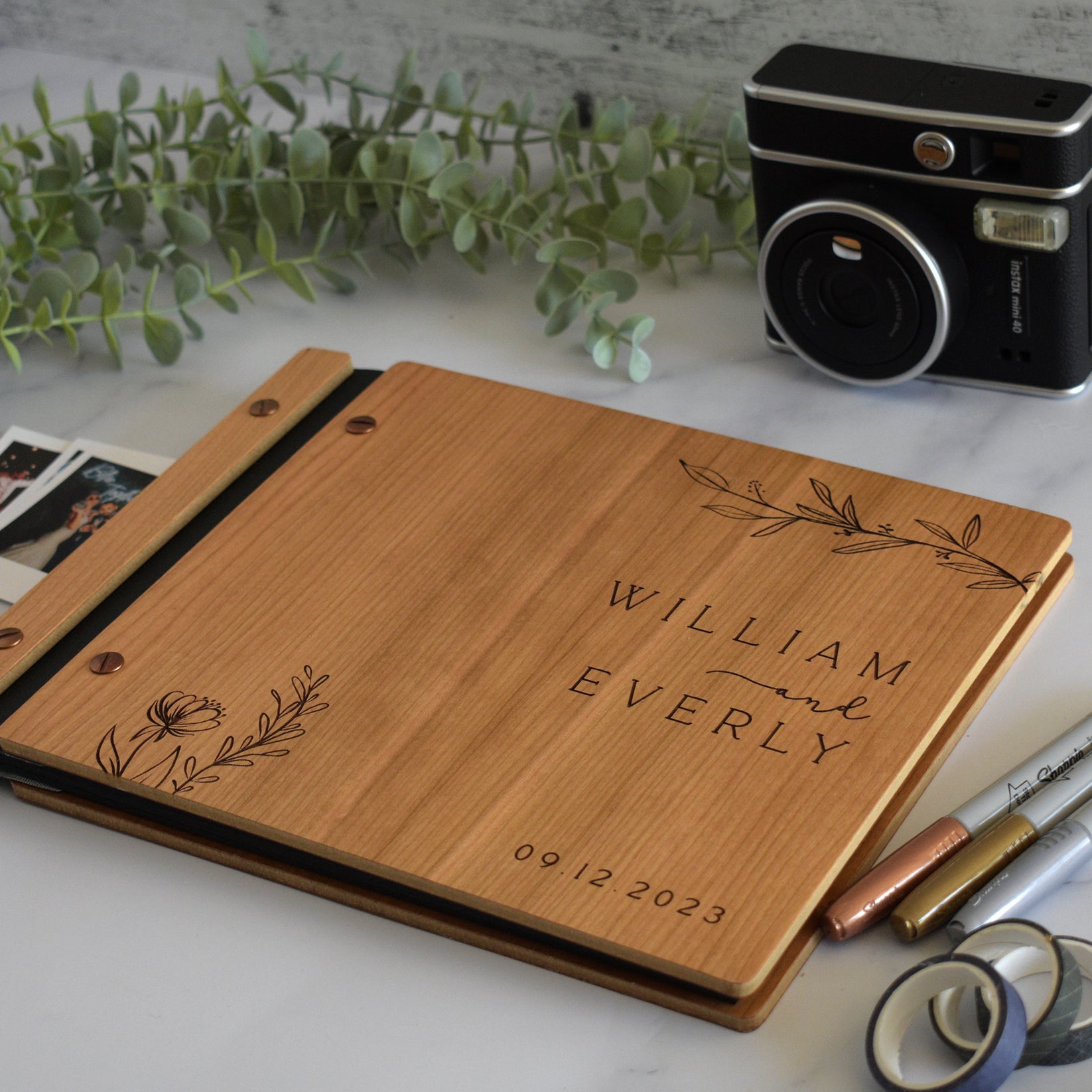 Spring Wedding Guest Book – RedBerry Guest Books